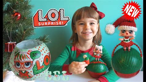 Самодельный Новогодний Сюрприз Кукла ООАК Custom Christmas LOL Surpise ...