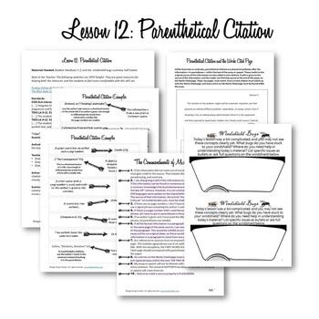 Parenthetical In Text Citation For Every Babe By Angie Kratzer