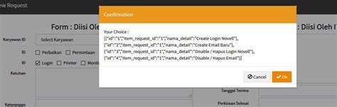 Javascript Jquery Dialog In Yii2 Stack Overflow