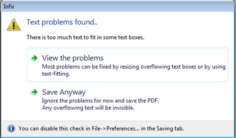 Problem Report