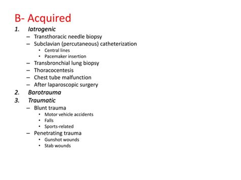 Pneumothorax Surgical Management Pptx Lung And Respiratory Health