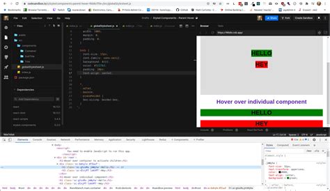 javascript react styled components how to render styles based on