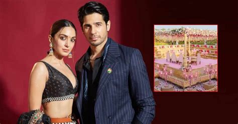 Sidharth Malhotra Kiara Advani Wedding Dreamy Floral Mandap To
