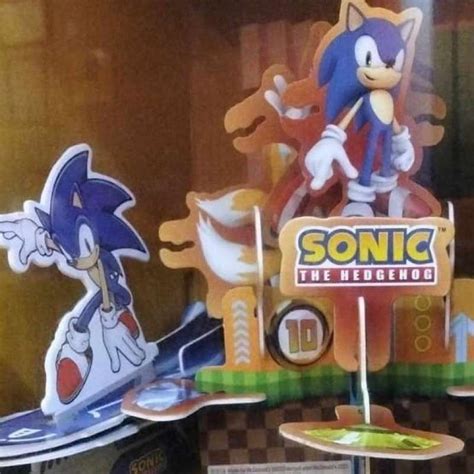 Jual Happy Meal 2024 Sonic Prime Amy Knuckles Tails Mosaic Poster Tower
