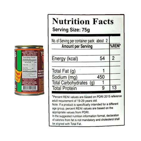Youngs Town Sardines Nutrition Facts At Gabriel Basser Blog