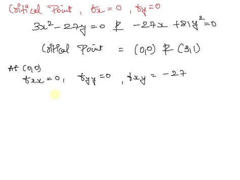 Solved Find The Local Maximum And Minimum Values And Saddle Points