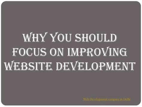 Ppt Why You Should Focus On Improving Codeigniter Web Development Powerpoint Presentation Id