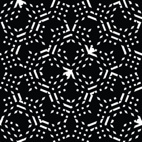 Premium Vector Geometric Messy Lined Seamless Pattern Monochrome