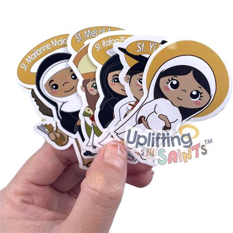 New Product Alert Uplifting Lil Saints Stickers 20 Pack Waterproof
