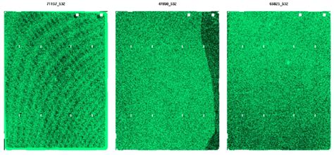 figure s1 spatial distribution of reporter intensities on microarrays