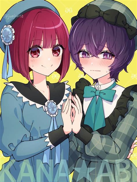 Kana And Abiko Sketsa Anime Sketsa