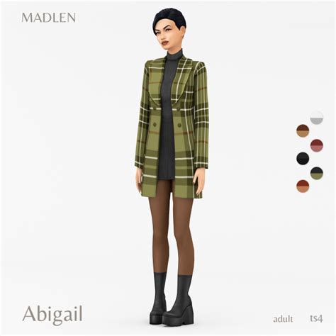 Abigail Outfit By Madlen для Симс 4 Скачать мод