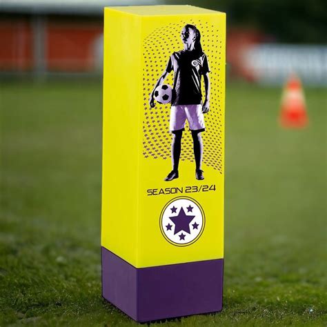 Prodigy Tower Female Football Trophy Free Club Logo Trophy Monster