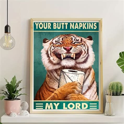 Poster Ng Lumang Panahon Ang Iyong Tsinelas Ng Puwet Aking Hari 12x16 Pulgada Walang