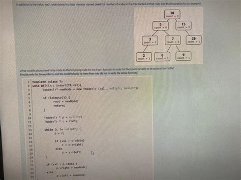 solved in addition to the value each node stores in a data