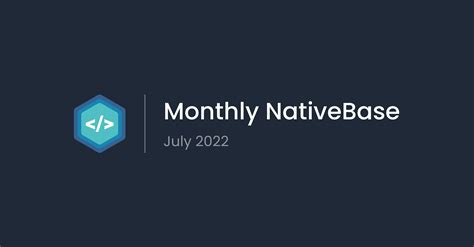 Nativebase July Scoop