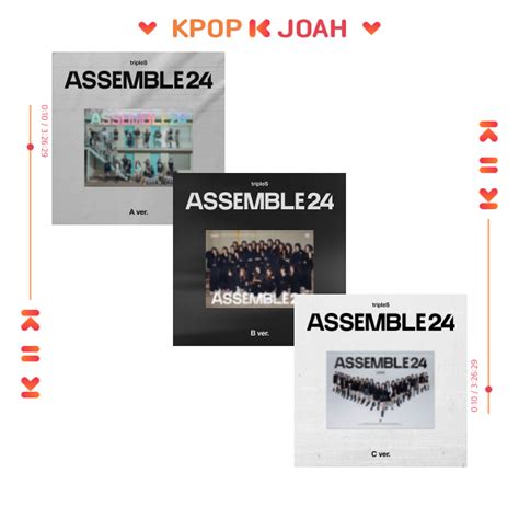 Triples [assemble24] Full Album 9th May 2024 Shopee Philippines