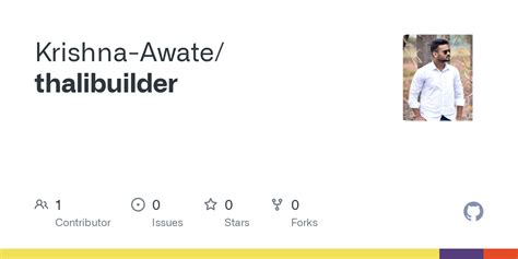 Github Krishna Awatethalibuilder