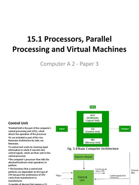 Processors Parallel Processing And Virtual Machines Pdf Central Processing Unit Digital