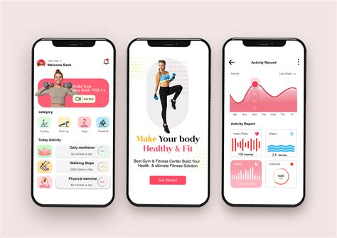 Fitness Workout Mobile App Design Fitness App On Behance