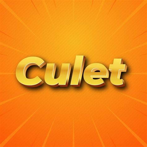 Premium Photo Culet Text Effect Gold  Attractive Background Card Photo Confetti