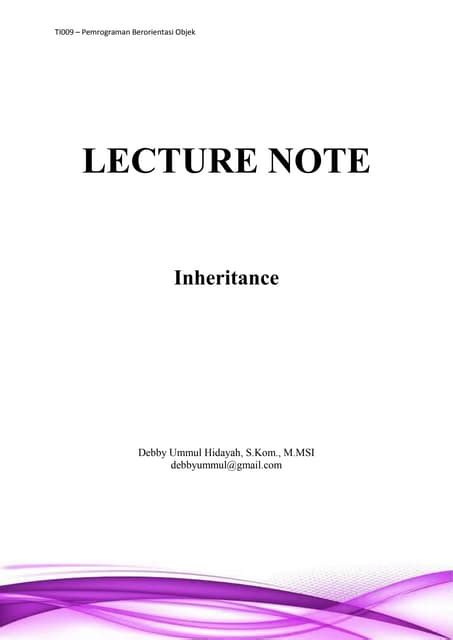 modul praktikum pemrograman berorientasi objek chap 7 pdf