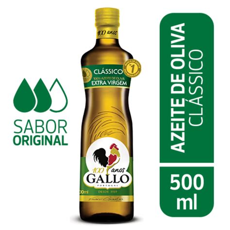 Azeite De Oliva Extra Virgem Português Gallo Vidro 500ml Shopee Brasil