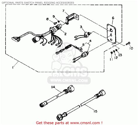 6898257015 Panel Switch Assy Yamaha Buy The 689 82570 15 00 At Cmsnl