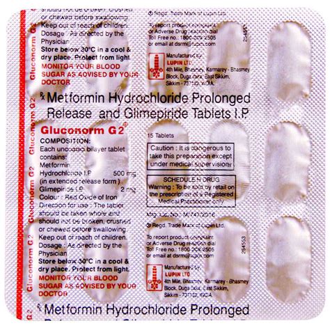 Gluconorm G 2 Tablet 15s Price Uses Side Effects Composition