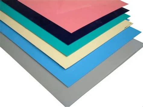 Multicolor Plastic Colored Polypropylene Sheets Thickness 3 Mm At