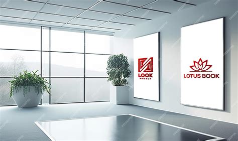 Premium Psd Glass Wall Mockup Glass Building Mockup Glass Building
