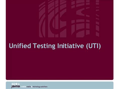 unified testing criteria utc ppt computer software and applications computing