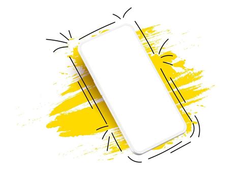 Modern Color And Geometric Banner Design Template On The Background Of The Mobile Phone Mobile