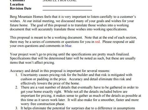 Contract Work Proposal Template 13 Sample Contractor Proposals Sample Templates Williamson Ga Us