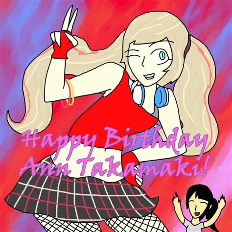 Ann Takamaki Birthday Art By Monjoore On Deviantart