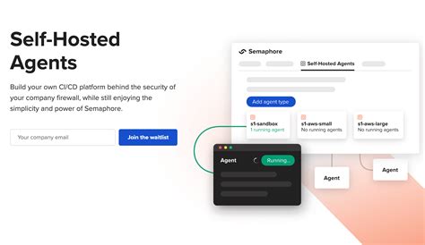self hosted agents semaphore