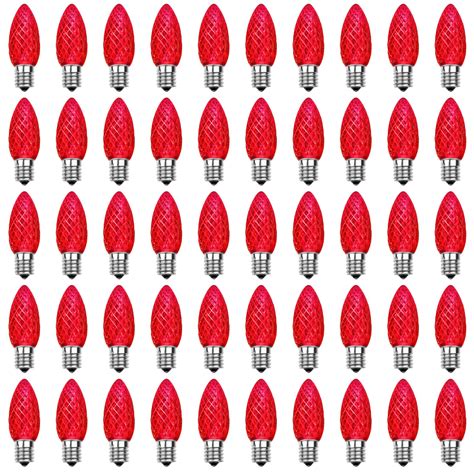 Meconard C9 Led Replacement Christmas Light Bulbs C9 Shatterproof Led