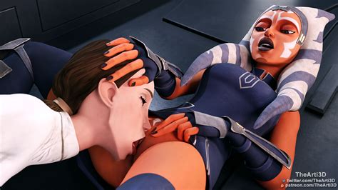 Rule 34 2girls 3d Ahsoka Tano Blue Eyes Clone Wars Clothed Female Clothed Sex Female Female