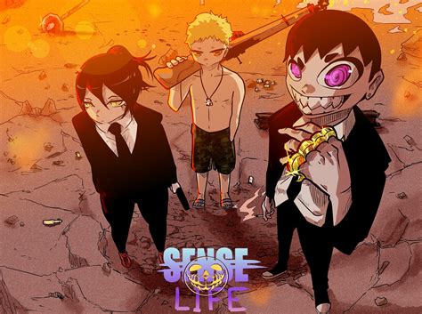 Sense Life Mangá Nacional Arte E Roteiro Caio Ulisses
