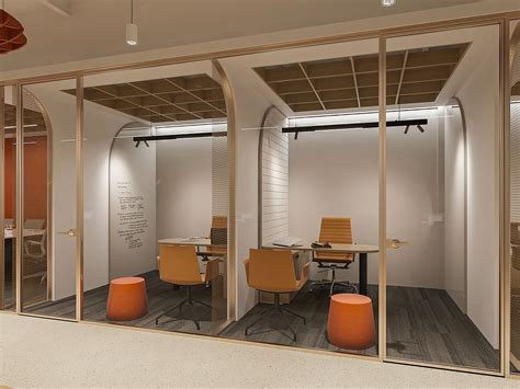 Office Project For Factory Management Behance Office Interior