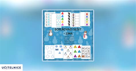 Zima Doplňovací Sešit Učitelnice Zima Doplňovací Sešit Učitelnice