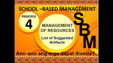 school based management sbm principle management of 43 off