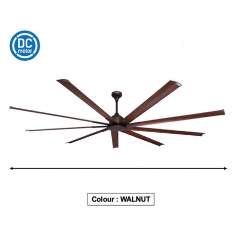 Elmark 9he 52”60”72”96” Dc Ceiling Fan 9 Blade Remote Control 9he52