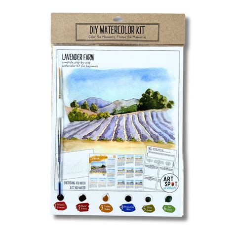 Learn To Watercolor Paint Diy Watercolor Painting Kits