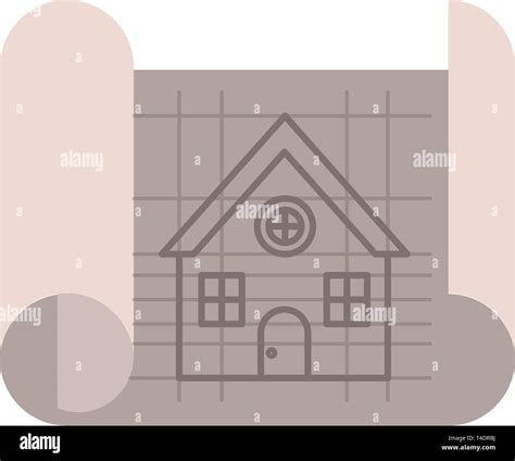 Construction Plan Isolated Icon Stock Vector Image Art Alamy