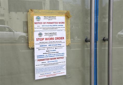Laguna Beach Partially Lifts Stop Work Order On Restoration Of Hotel