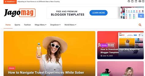 75 Rekomendasi Template Blog Sederhana Seo Friendly