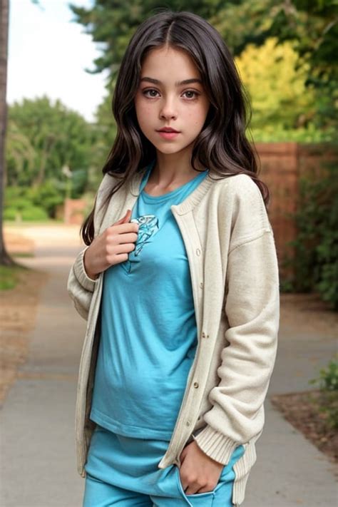 Little Preteen Girl. For more | image created by Ed100sono/AI | Tensor.Art