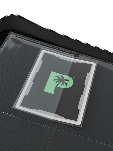 Collectors Series 12 Pocket Zip Binder Black
