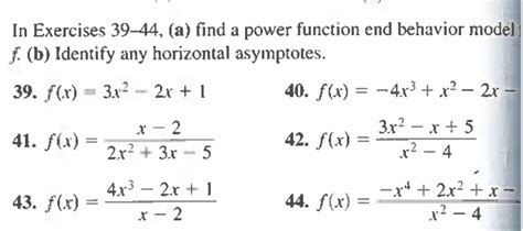 Solved In Exercises A Find A Power Function End Chegg